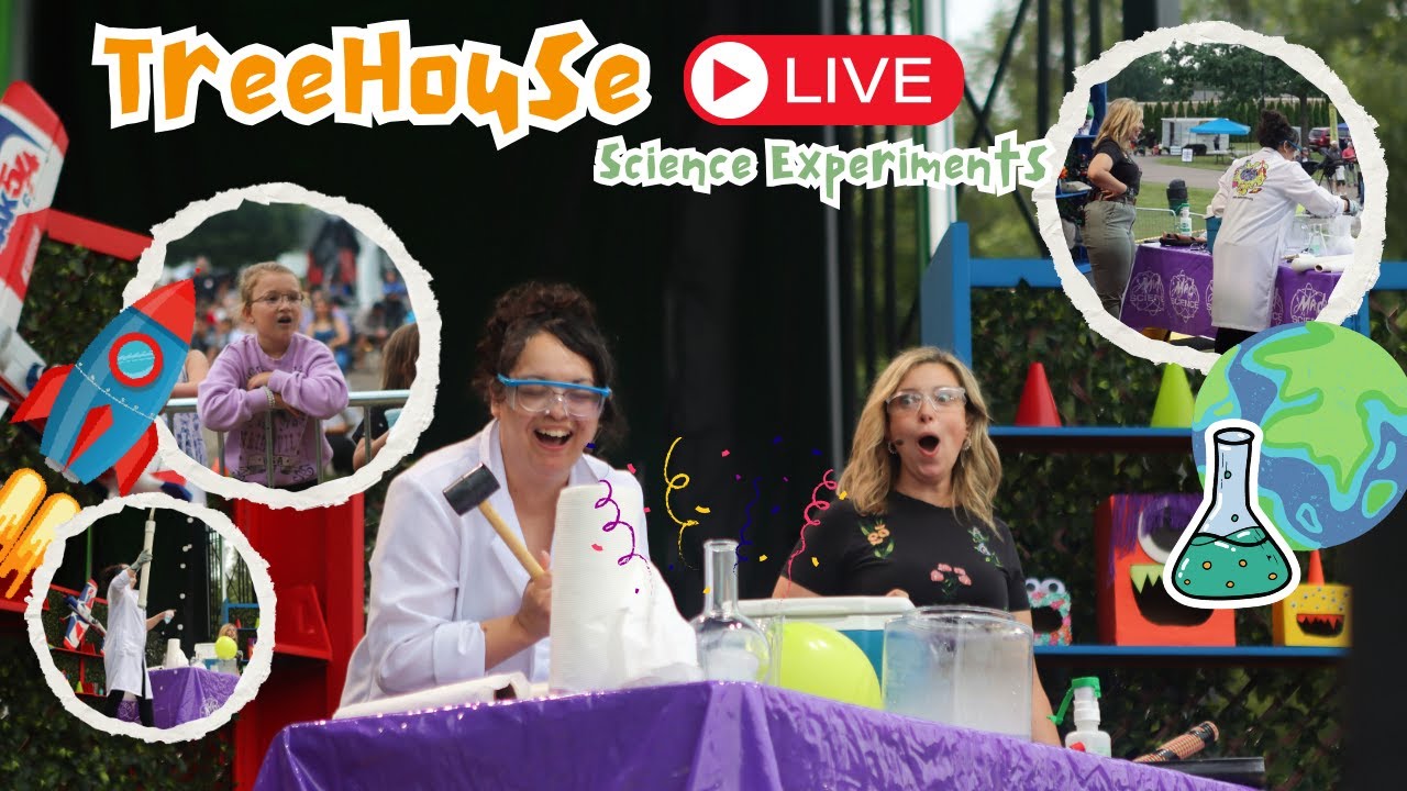 Treehouse LIVE Science Experiments with Mad Science of Detroit ...