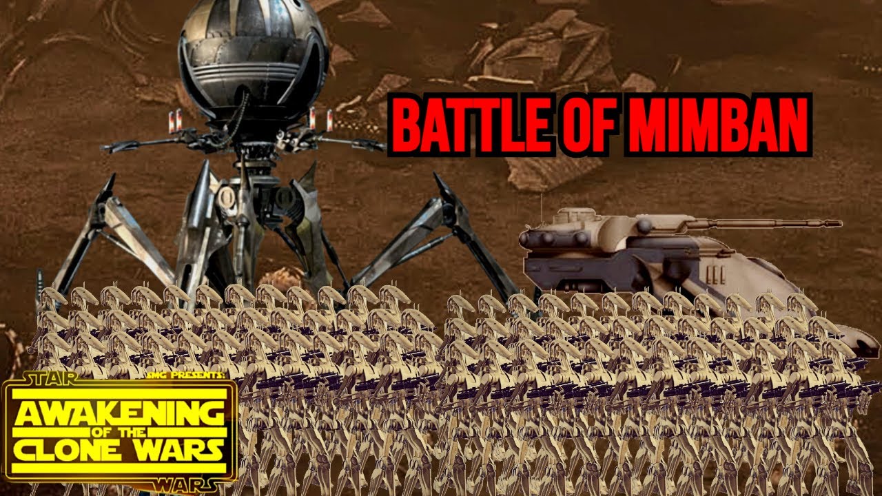 Star Wars: Clone Wars, SIEGE BATTLE OF MIMBAN! ( Empire at War AOTCW ...
