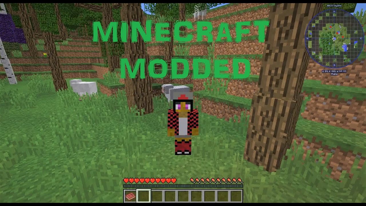 Lets Play Minecraft Modded: Episode 1 - Getting Started - YouTube