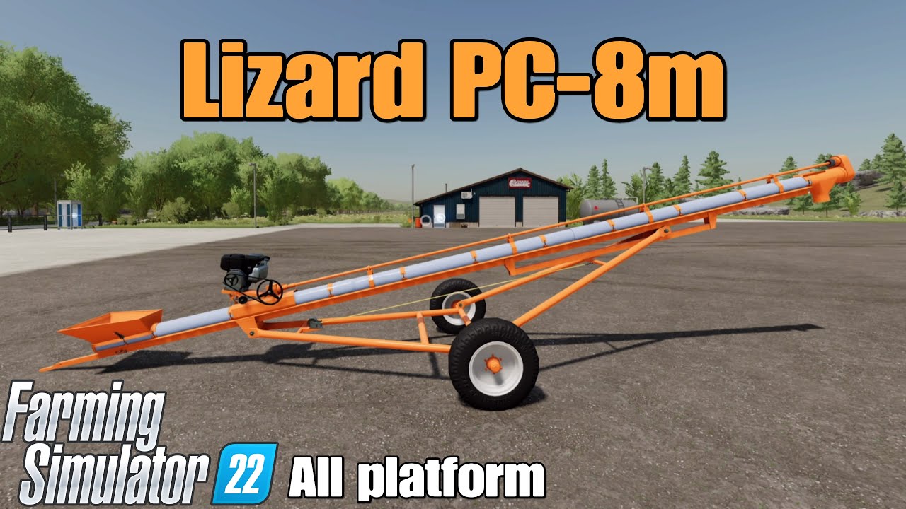 Lizard PC 8m / FS22 mod for all platforms - YouTube