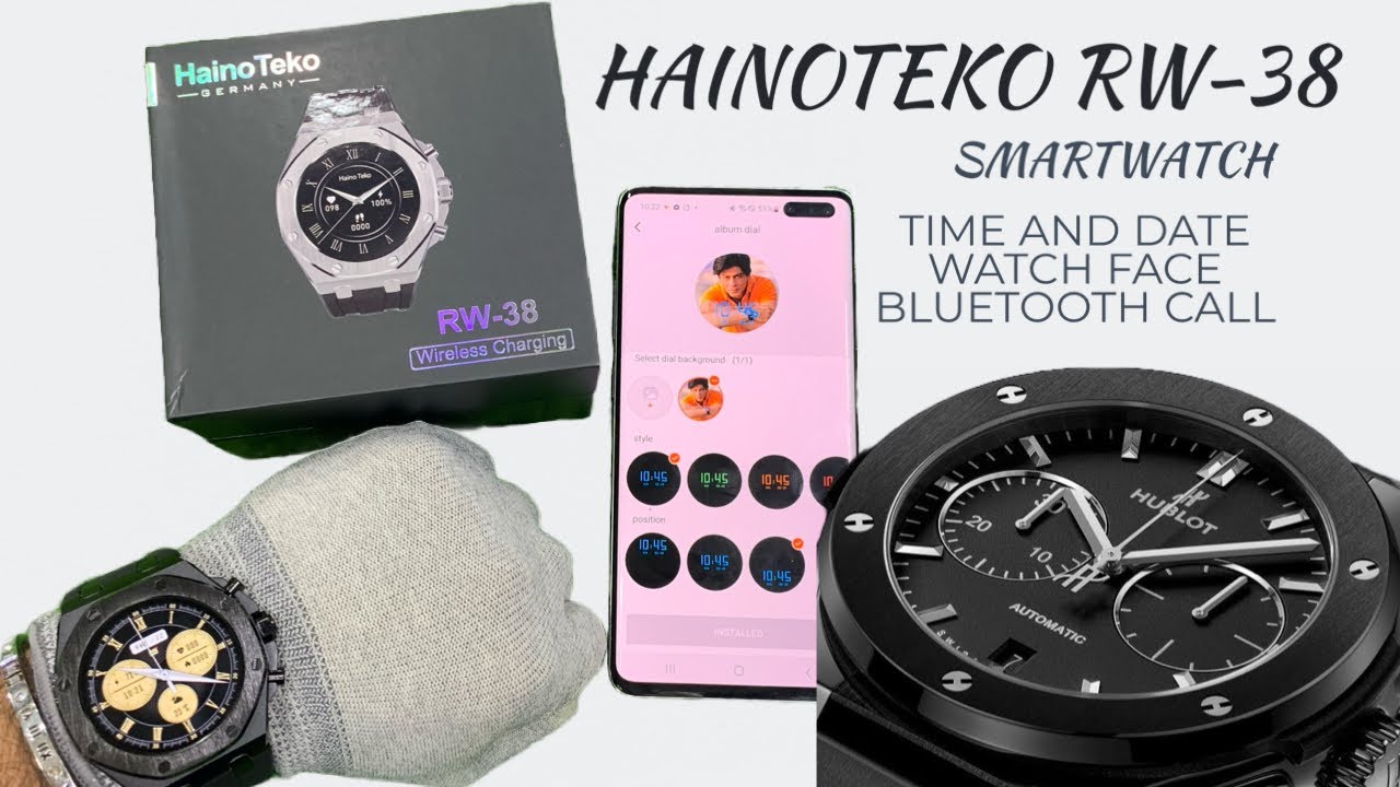 HAINOTEKO RW38 Smartwatch | haino teko rw38 Smartwatch time and date setting |Haino Teko Rw38 ...