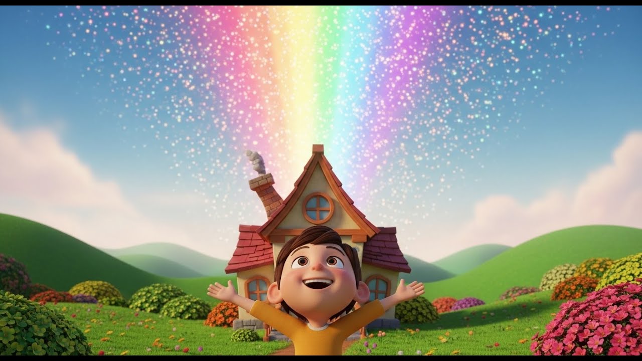 Seven Little Stars Learn Colors | Nursery rhyme and kids song - YouTube