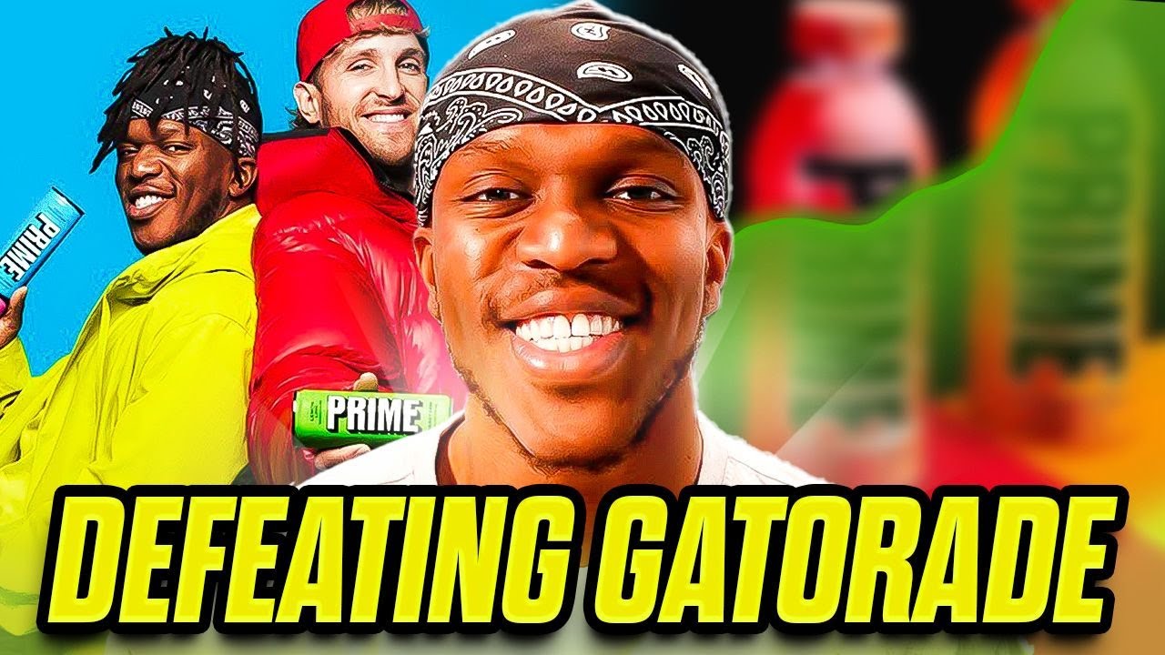 KSI Reacts To PRIME defeating GATORADE - YouTube