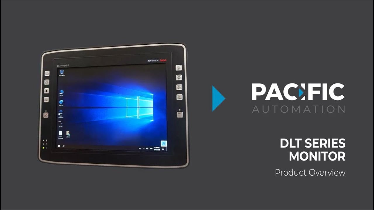 Advantech DLT Series Touch Screen Monitor - YouTube