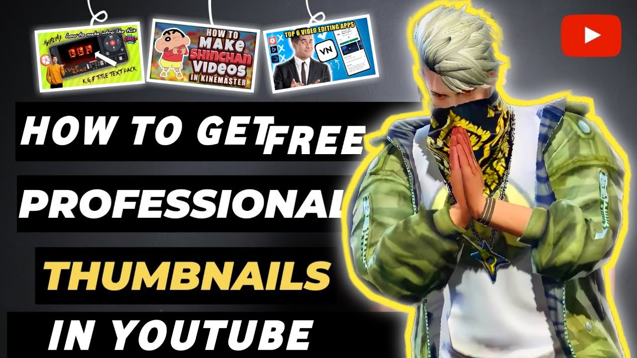 |how to get free thumbnail in youtube|#new #youtube #thumbnail #pro # ...