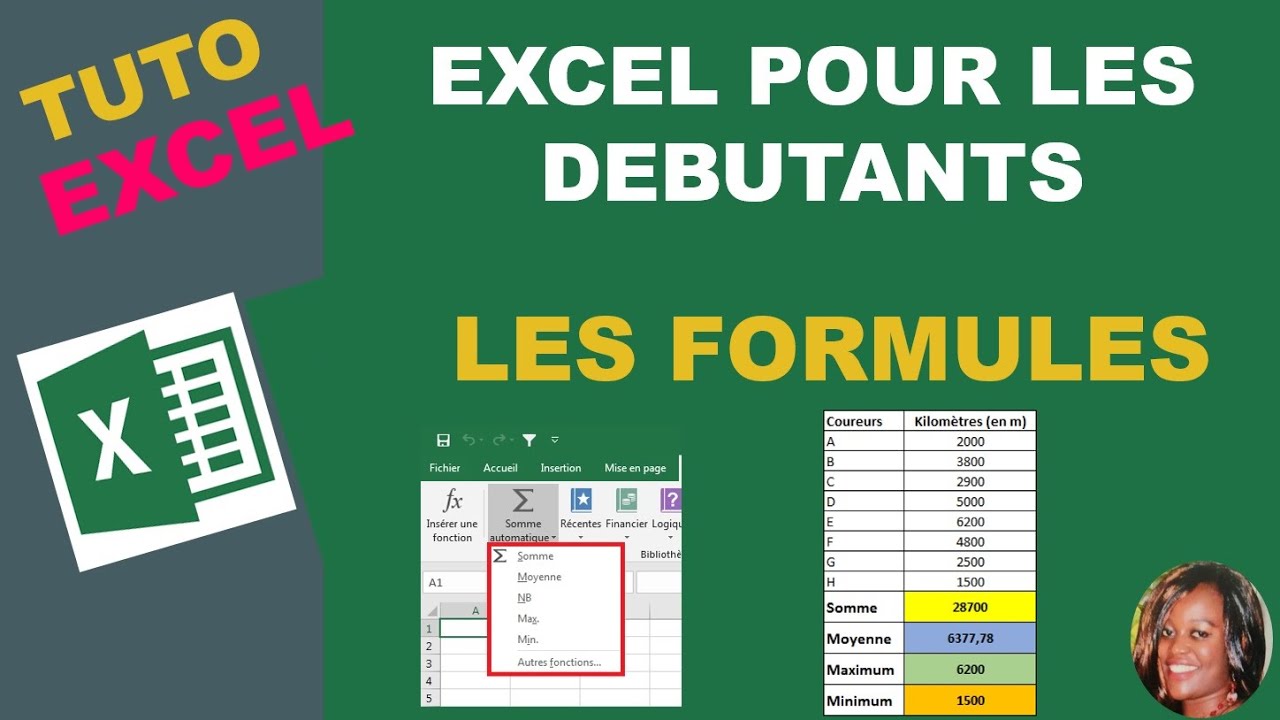 Excel pour les débutants - Les Formules - YouTube