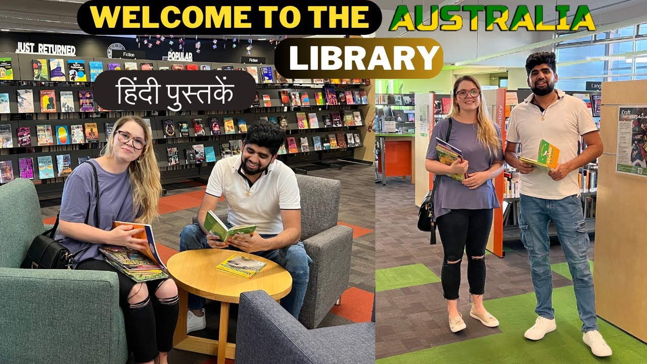 HINDI BOOKS IN AUSTRALIAN LIBRARY | LIBRARY TOUR - YouTube