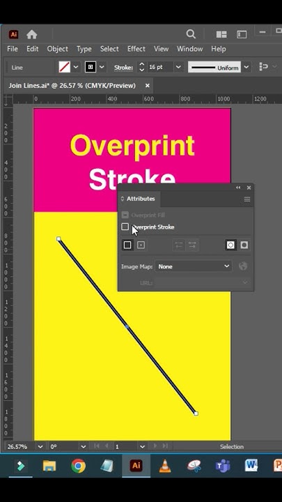 Overprint Shape or Outline in Adobe illustrator #illustrator #shorts - YouTube