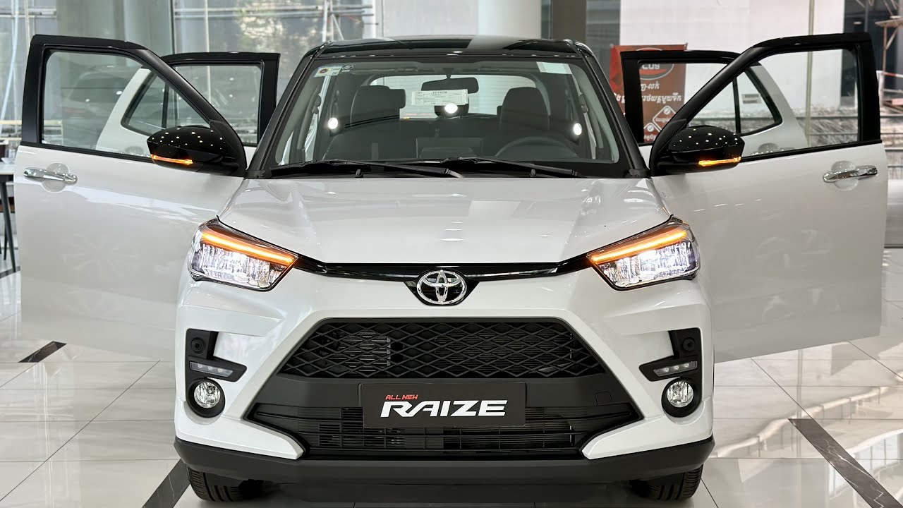 2023 Toyota Raize 1.0L Turbo White Color | Walkaround Exterior and ...