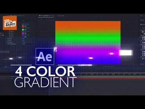 After Effects Tutorial | Creating 4 color gradient - YouTube