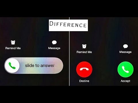 Slide To Answer or Accept or Decline | iPhone tips - YouTube