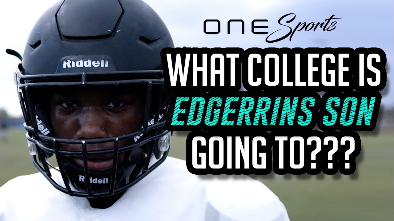 ONE Sports - Edgerrin's son, Eden James, announces which college he'll ...