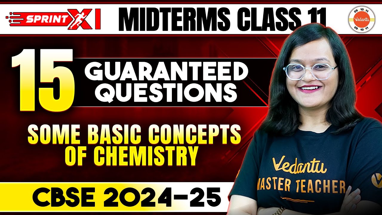 SOME BASIC CONCEPTS OF CHEMISTRY Qs | CBSE Class 11 Chemistry Chapter 1 | Midterm/Half-Yearly ...