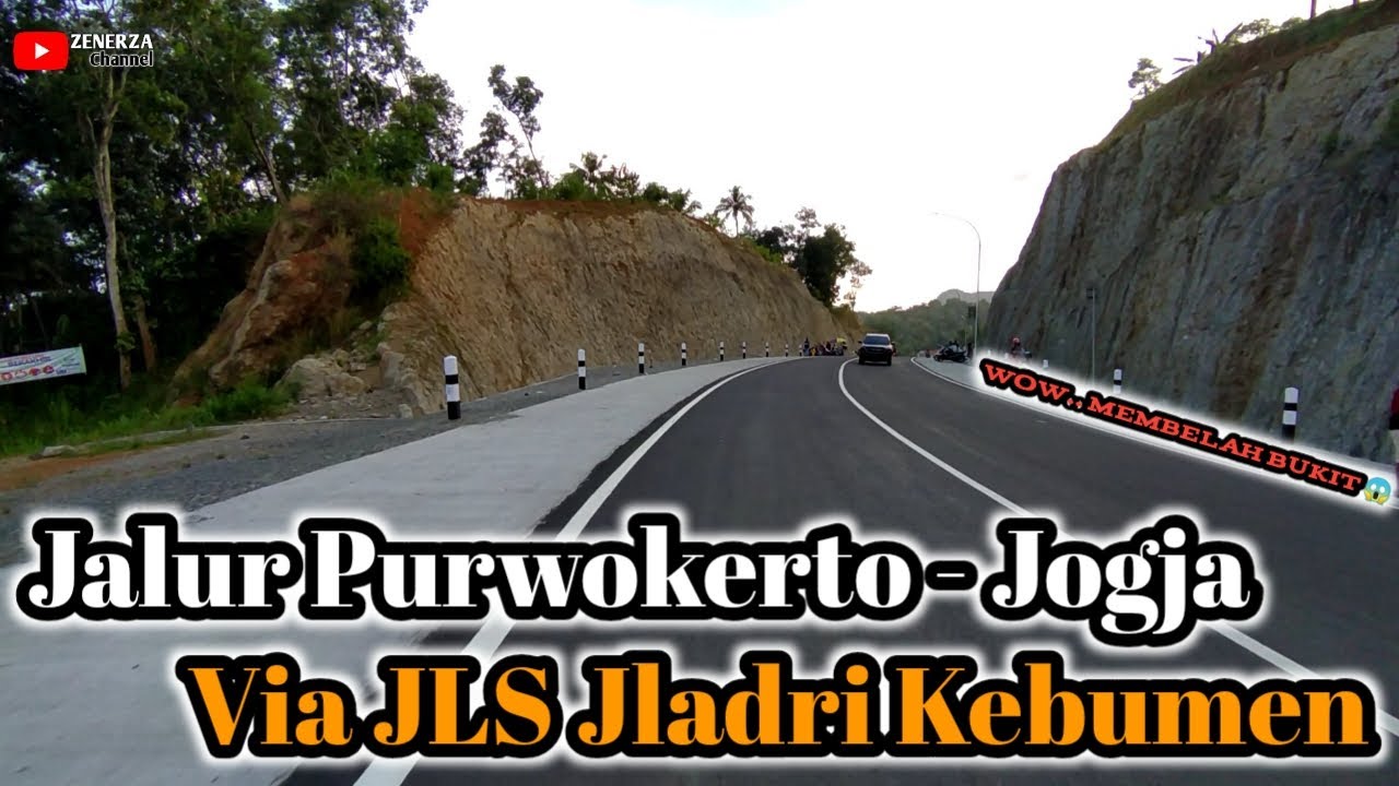 Jalur Purwokerto - Jogja Via JLS Jladri Kebumen | Wow Jalan nya ...