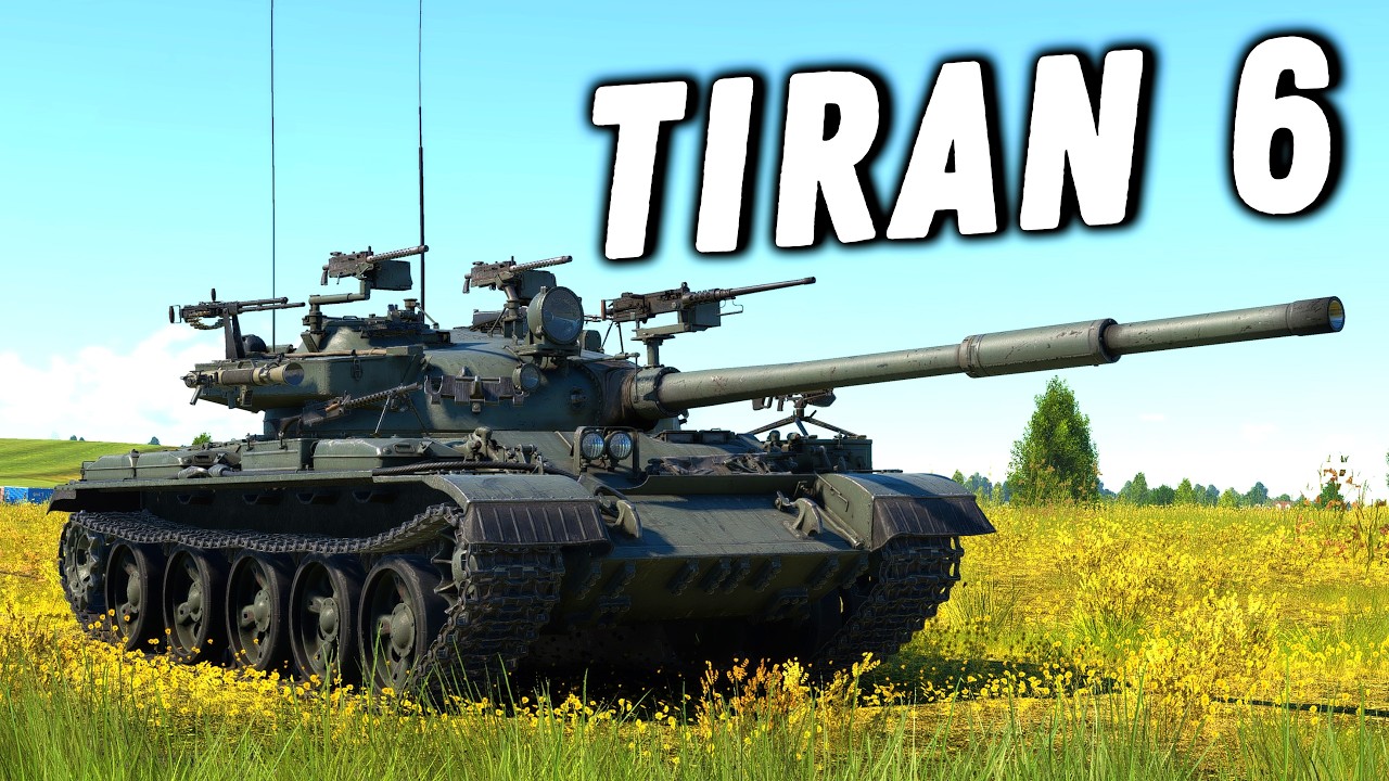 Israeli Tiran 6 Main Battle Tank Gameplay in War Thunder - YouTube
