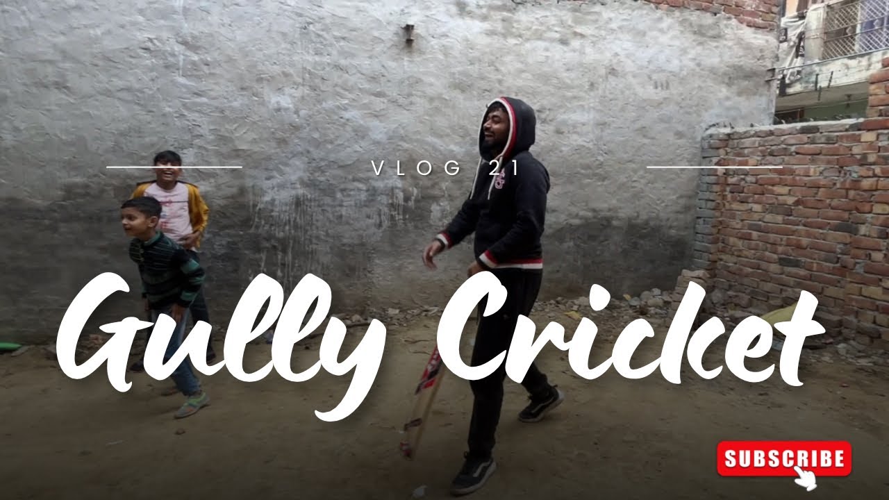 Vlog 21 | Gully Cricket | Anoop’s Day Break Diaries - YouTube