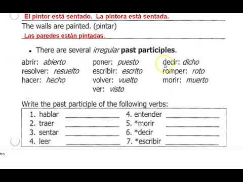 Past Participles with Estar Explained - YouTube