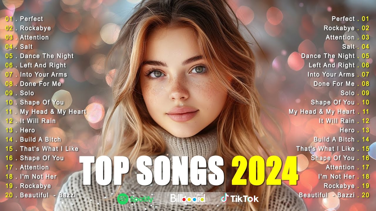 Top Hot English Songs 2024 - Top Billboard 100 Best Songs -Ed Sheeran ...