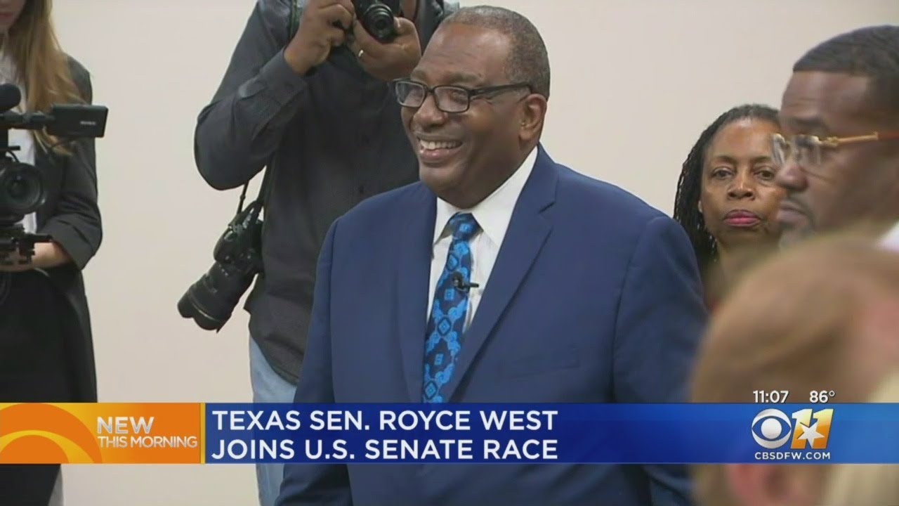 State Senator Royce West Joins Race To Unseat John Cornyn - YouTube
