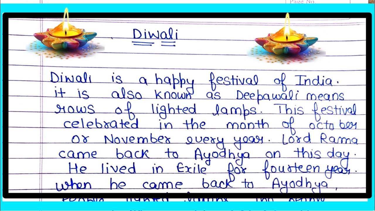 Essay on Diwali in English | Paragraph on Diwali | Diwali Essay In ...