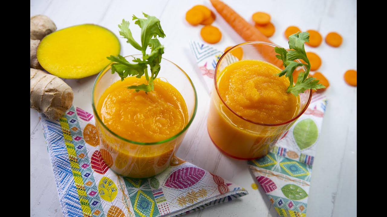 Sopa fría de zanahoria y mango - Mira qué Bueno - YouTube