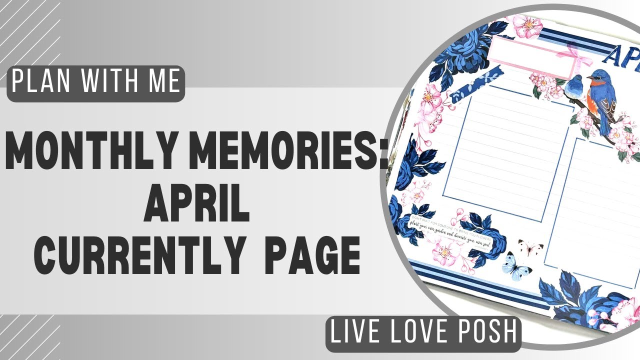 Plan With Me: April Currently Page in my Bullet Journal - YouTube