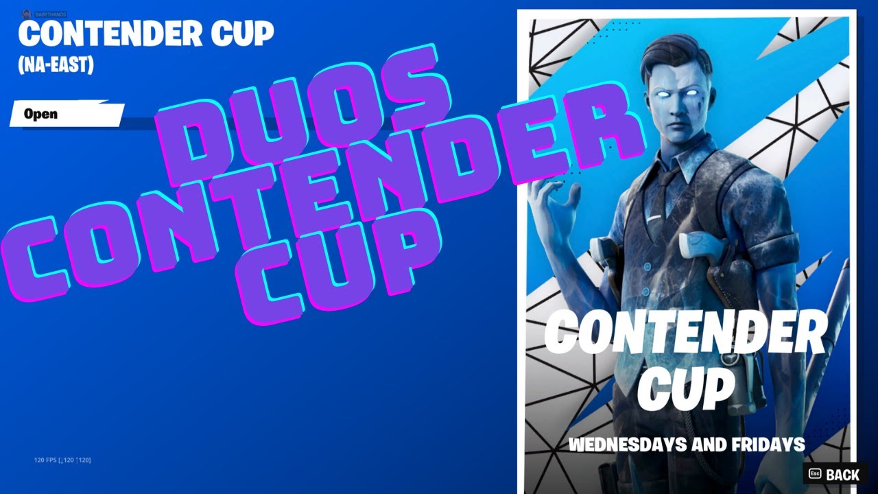 ANGUISH in the Fortnite Contender Cup - YouTube