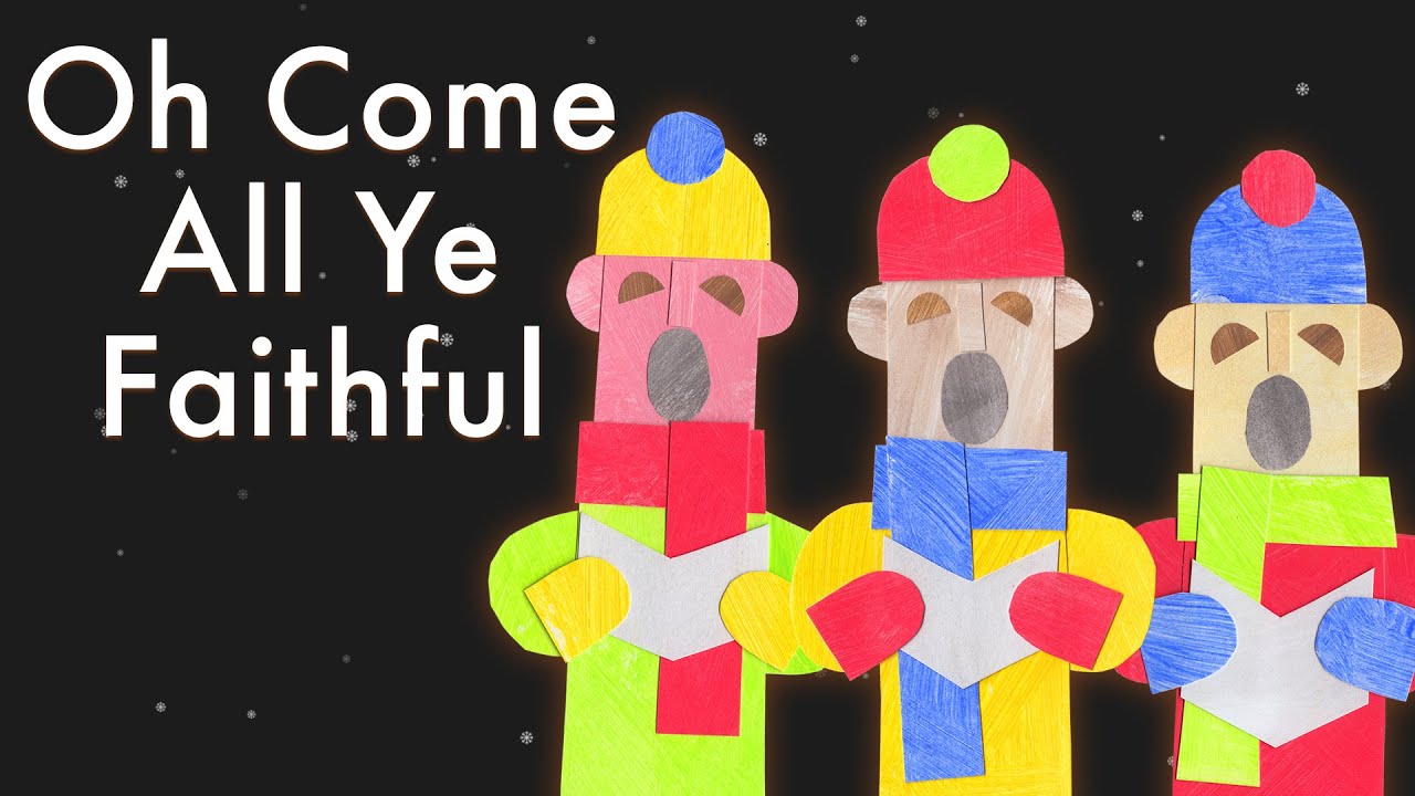 O Come All Ye Faithful - Christmas Carol with Lyrics | Sing Along 🎄🎶 ...