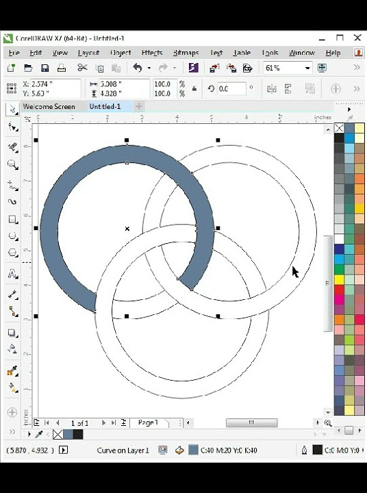 How to Create a ring Attractive logo | Nabeel Graphics| #coreldraw ##attractive#logodesign - YouTube