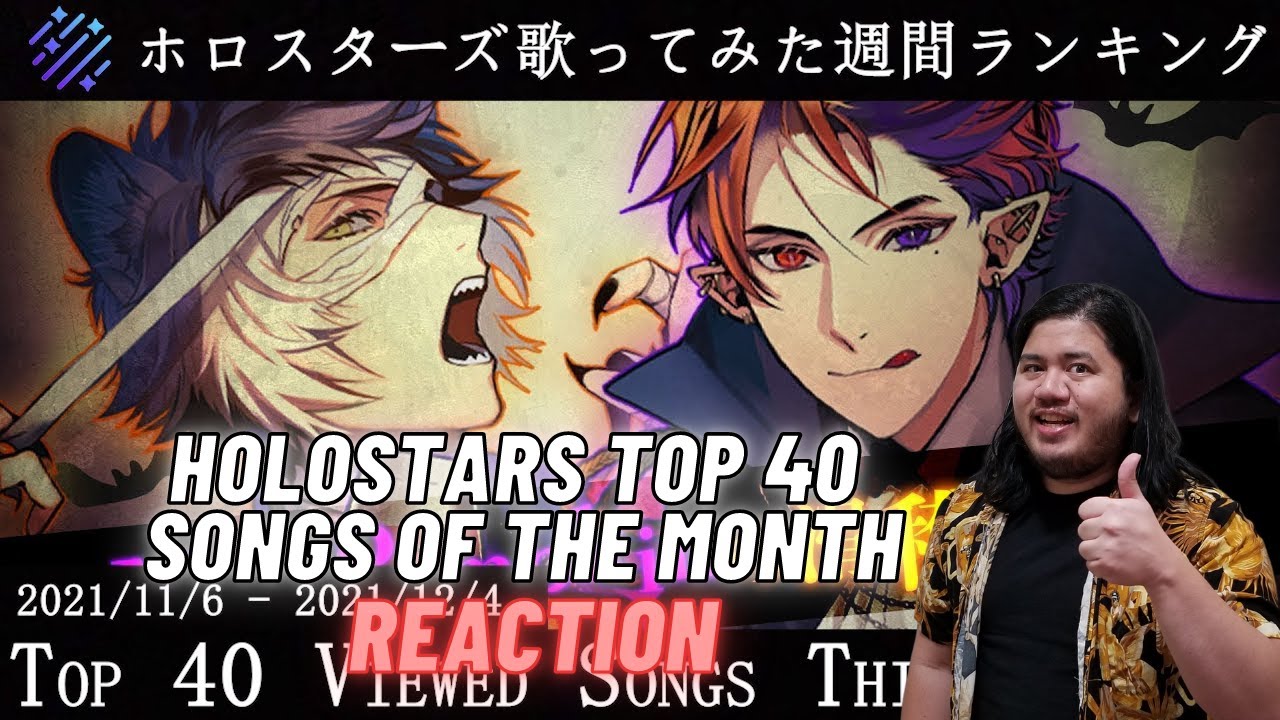 Holostars Reaction - Top 40 Songs of the Month! || Amazing yet so ...