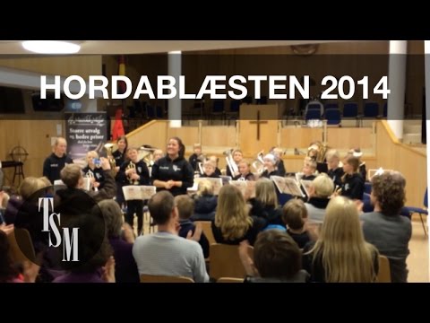 Tertnes Skoles Aspirantkorps - Hordablæsten 2014 - YouTube