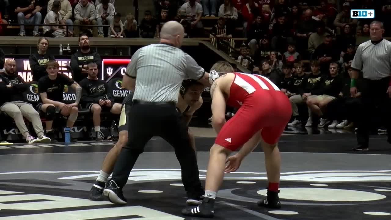 197 LBs: Purdue's Ben Vanadia vs. Indiana's Gabe Sollars | Big Ten ...