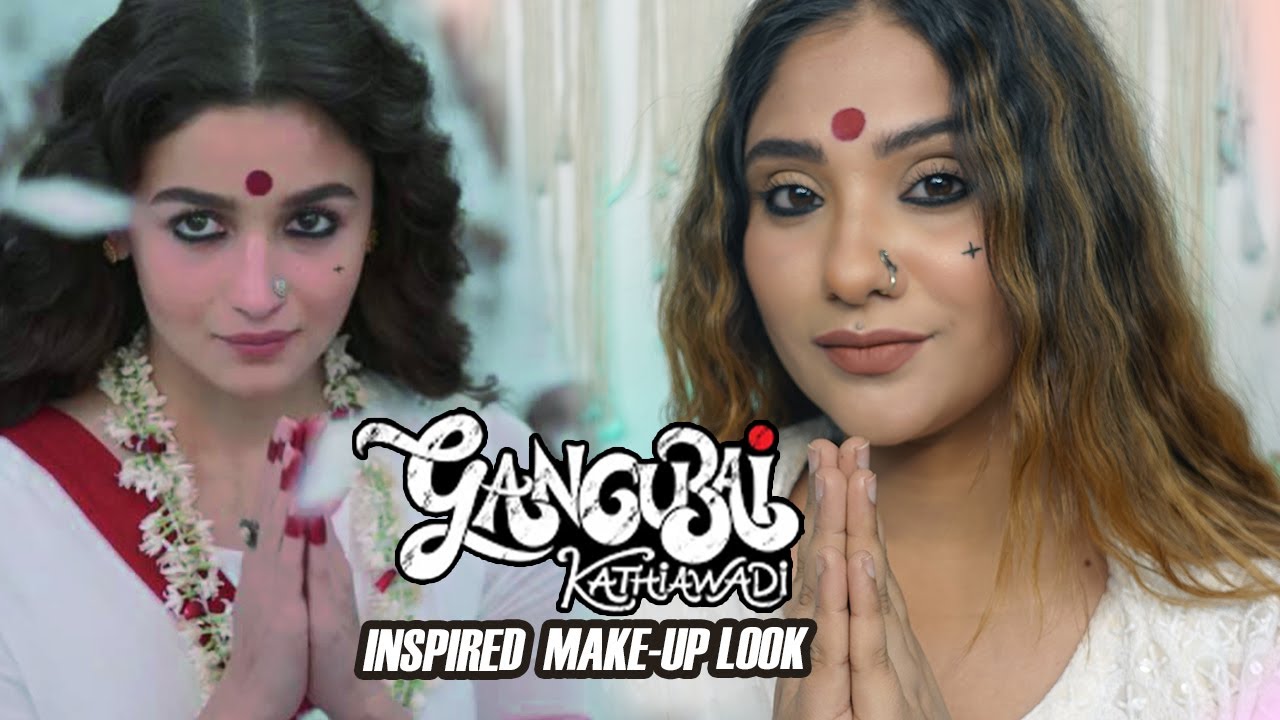 Alia bhat Inspired look From Gangubai || shystyles makeup - YouTube