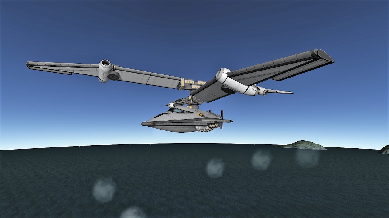 Kerbal Space Program - Dual rotor tip jet VTOL heliplane! - YouTube