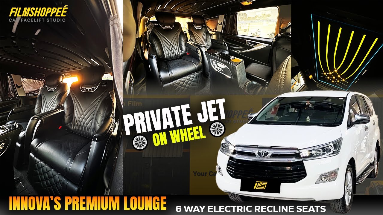Luxurious Premium Lounge in Innova Crysta || Fully Automated 6 Way ...