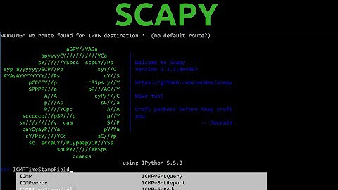 scapy - YouTube