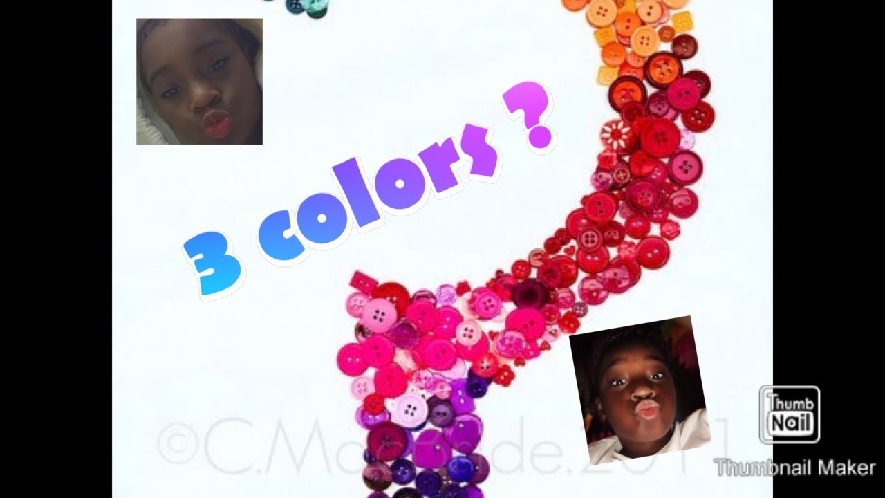 3 color crayon challenge(whats the 3 colors?) - YouTube