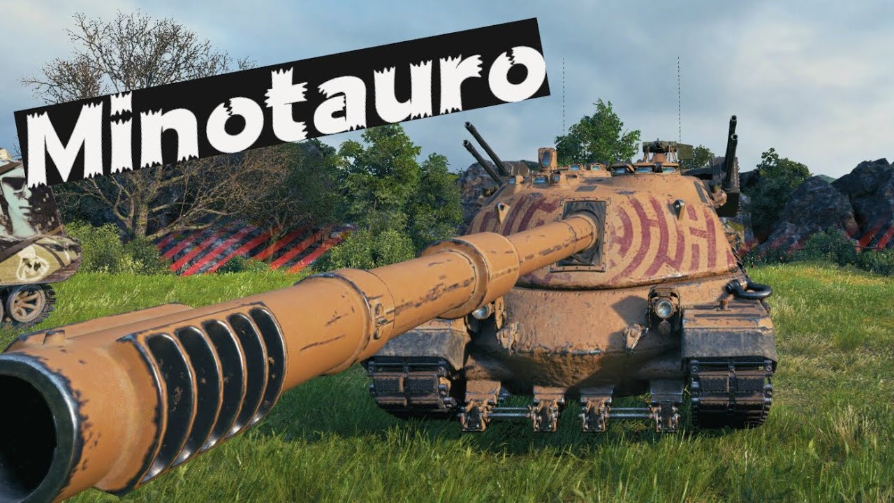 World of Tanks - Minotauro - Italian Beast Tank Destroyer - YouTube