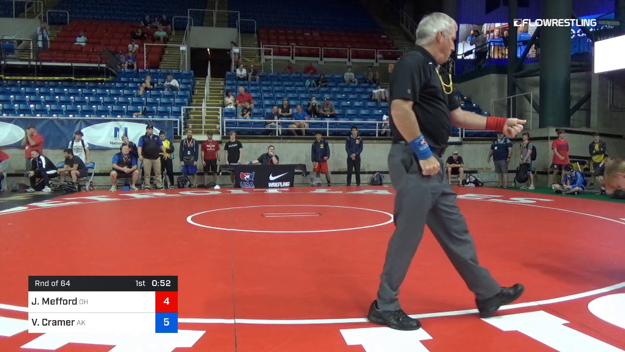 145 Lbs Rnd Of 64 Jack Mefford Ohio Vs Vincent Cramer Alaska - YouTube