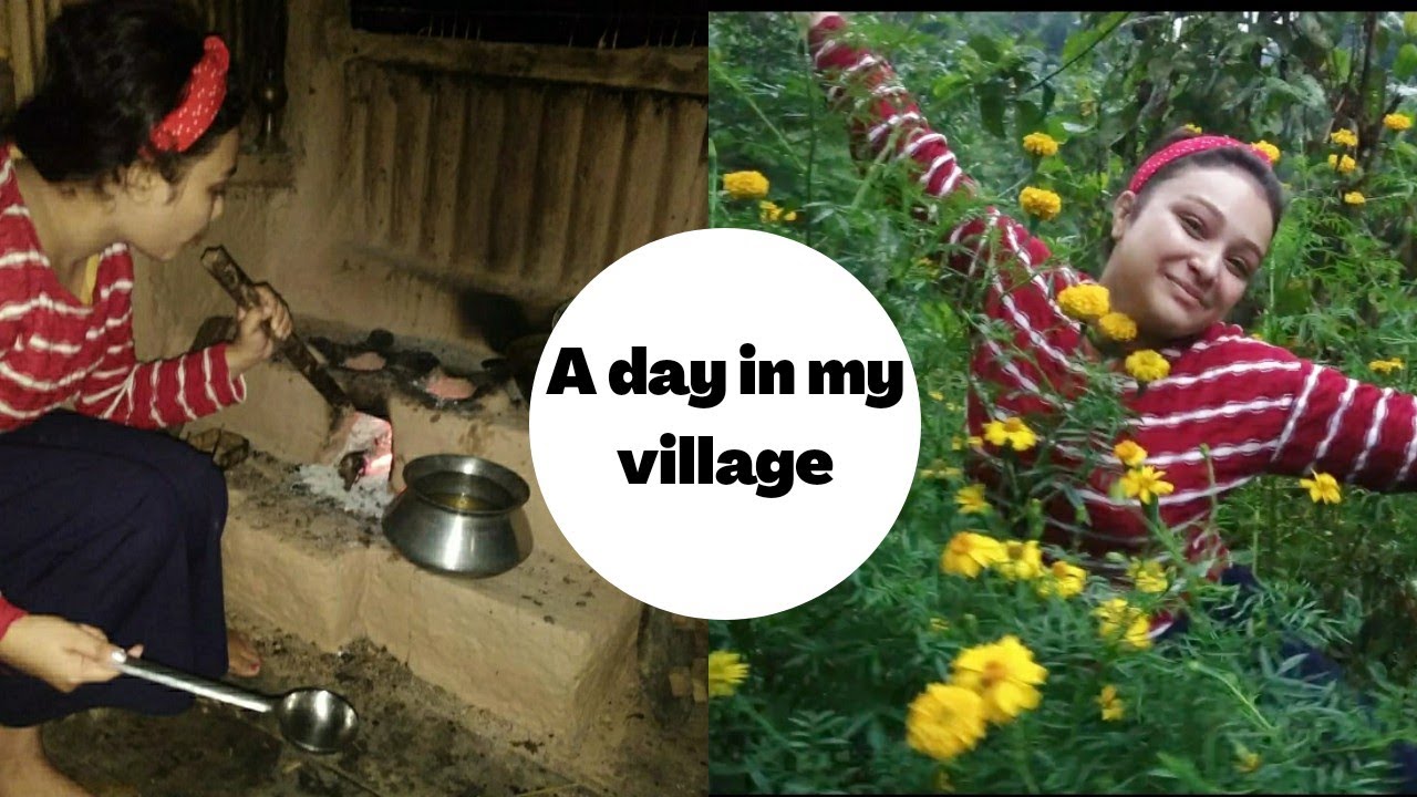 Vlog:-A day in my village life/ my village house garden tour/seriesno.9 ...