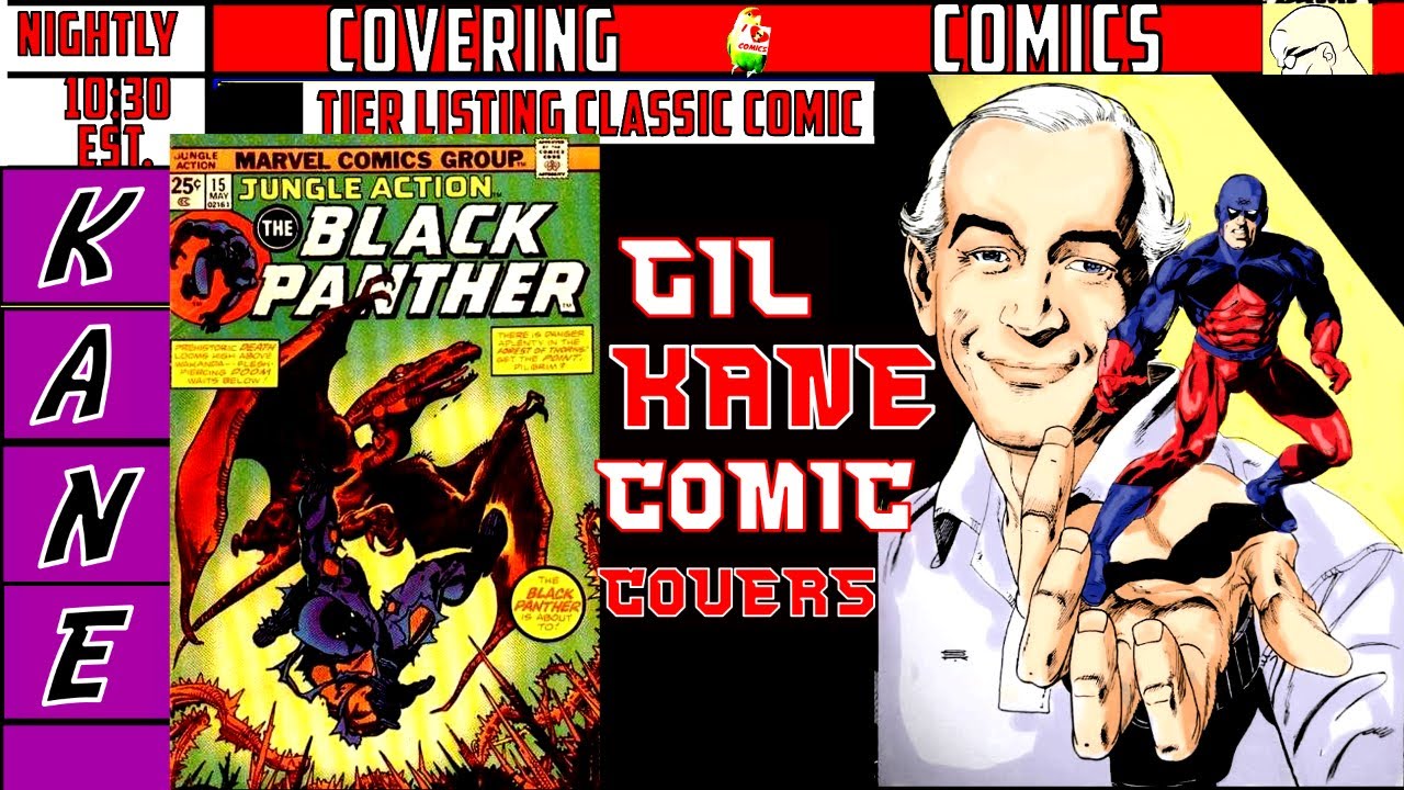 Ranking Comic Book Covers By The Great Gil Kane - YouTube