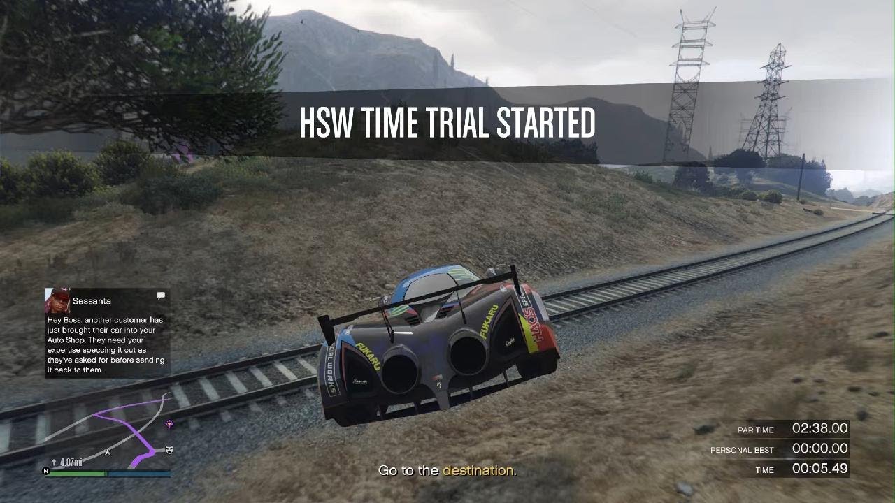 Beating the HSW Time Trial In GTA ONLINE - YouTube