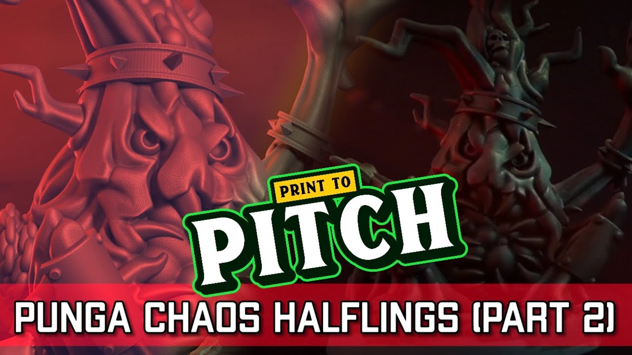 Punga Chaos Halfling Team - Part 2 - 3D Printing Blood Bowl | Print to ...