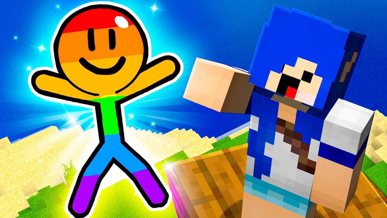 achamos o ULTIMO e mais RARO STICKMAN... no MINECRAFT (STICKMAN FINAL ...