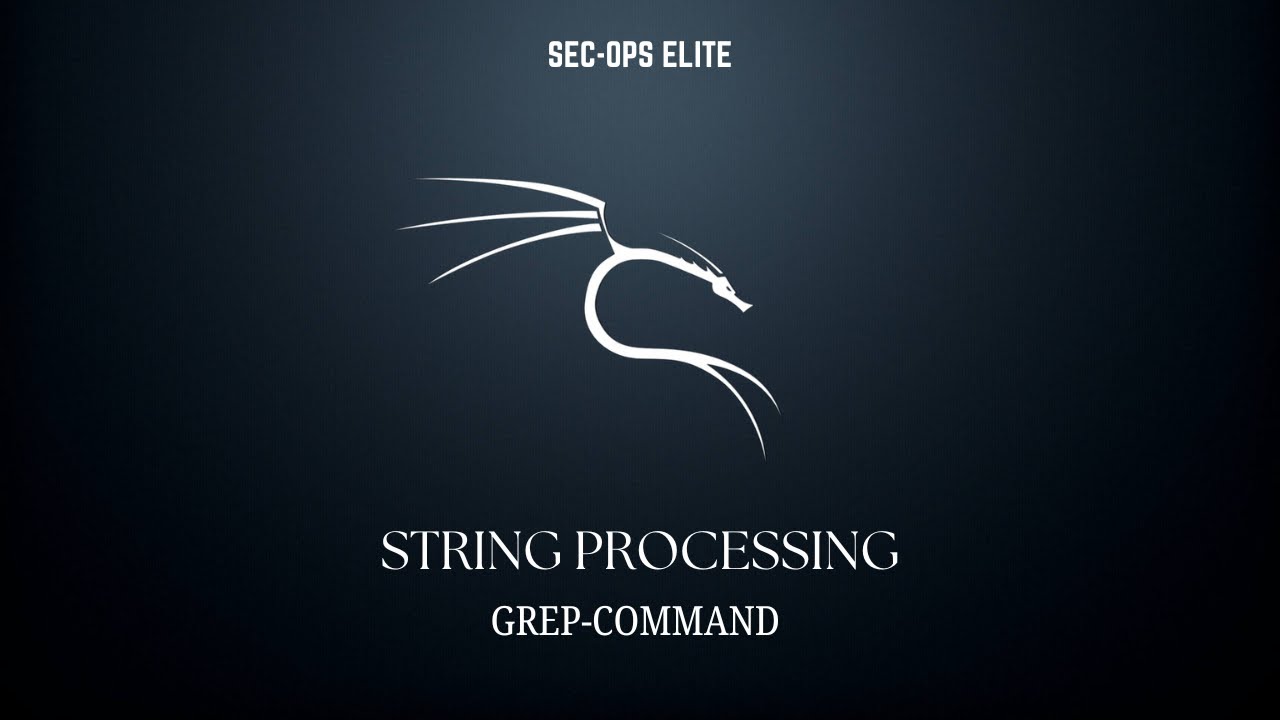 Kali Linux Basic Commands For String Processing Grep Commands Youtube 3519