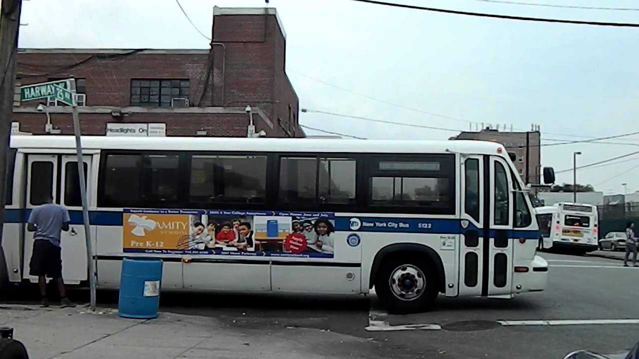MTA NYCT 1999 Nova Bus Model T80-206 "RTS" #5119 on the B64 - YouTube