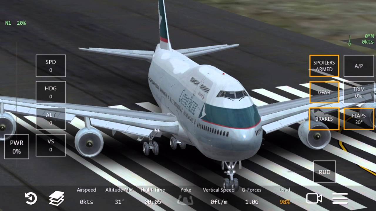 Infinite Flight take off, landing. Game review - YouTube