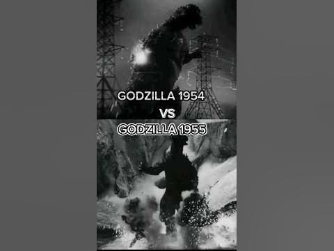 GODZILLA 1954 VS GODZILLA 1955 - YouTube