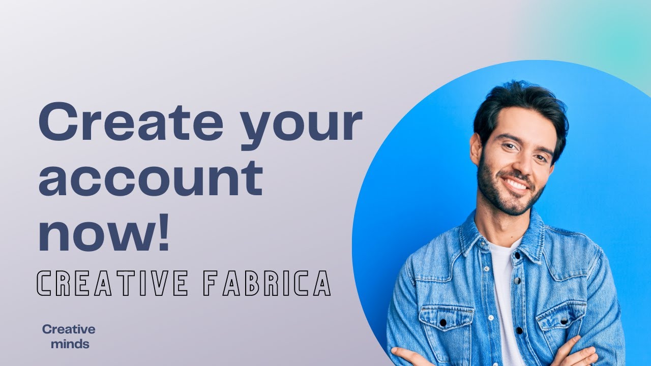 How to create creative fabrica account - YouTube