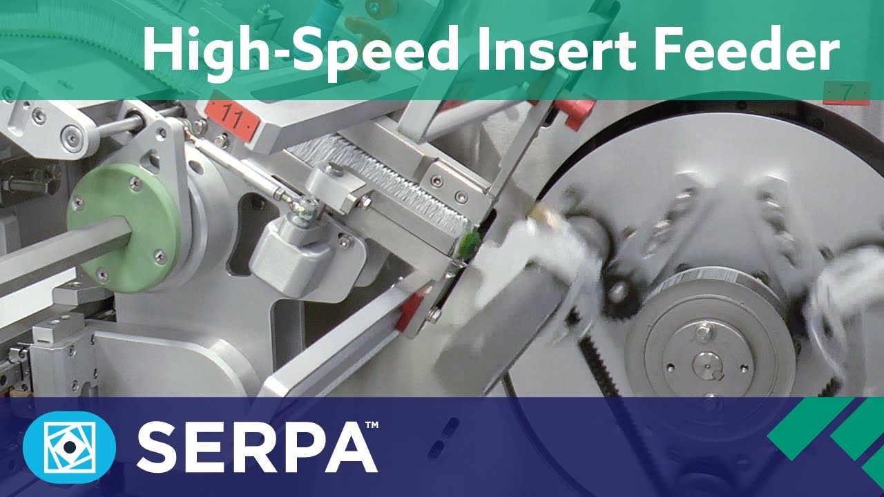 High-speed rotary insert feeder with tray loader - YouTube